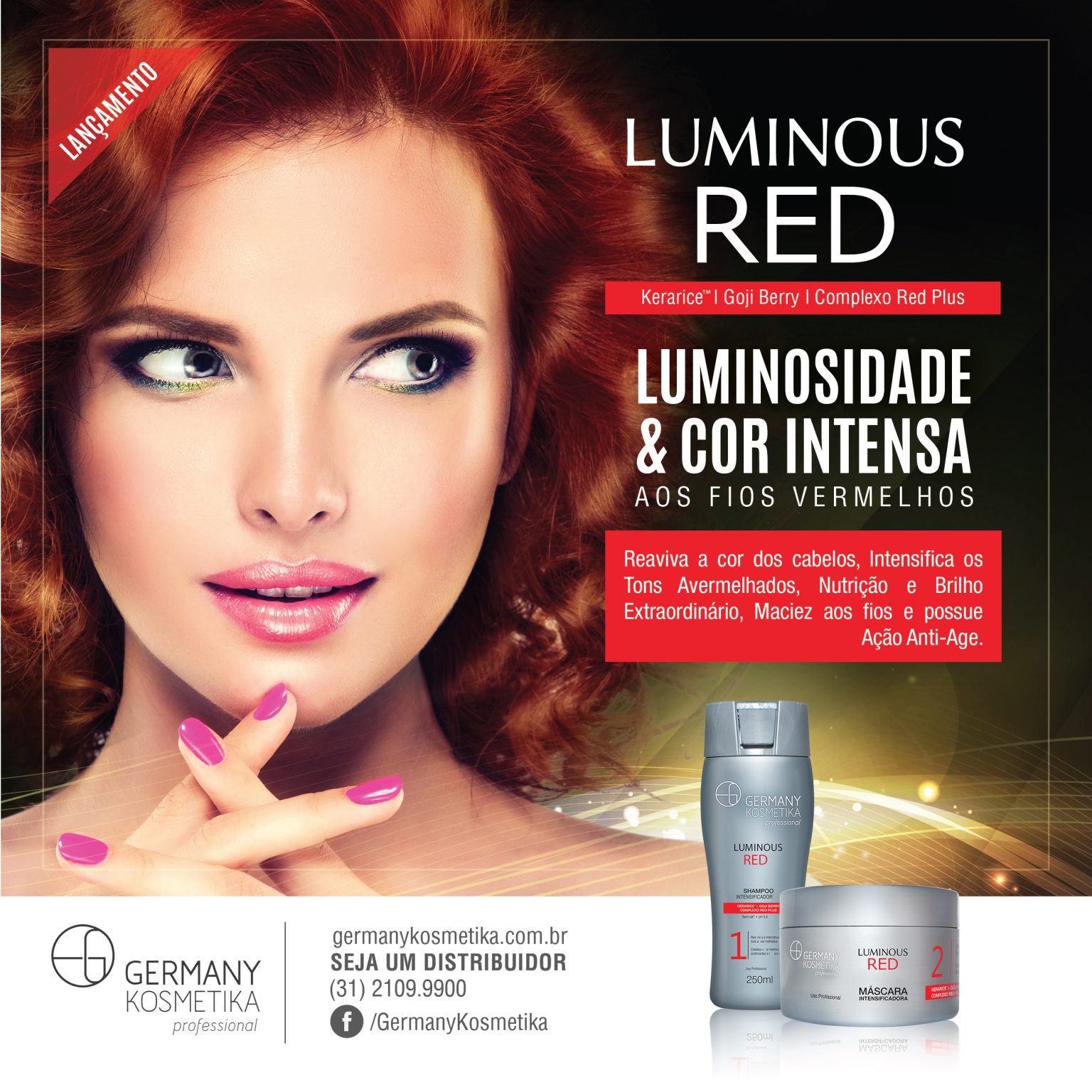 LINHA LUMINOUS RED – Germany Kosmetika